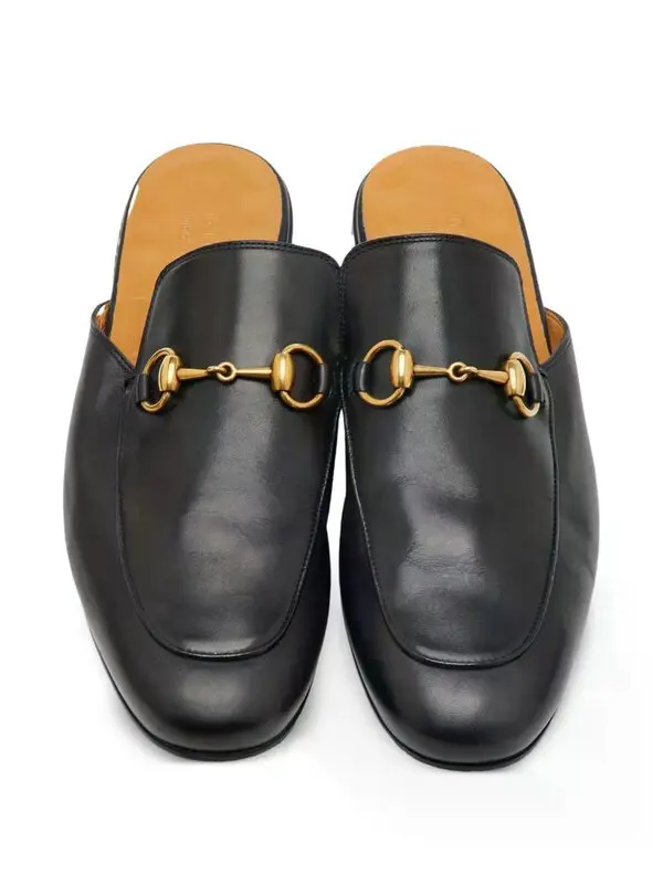 Gucci Princetown Horsebit Mules - Black