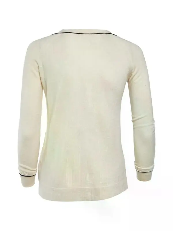 Max Mara Contrast Trim Button-front Cardigan