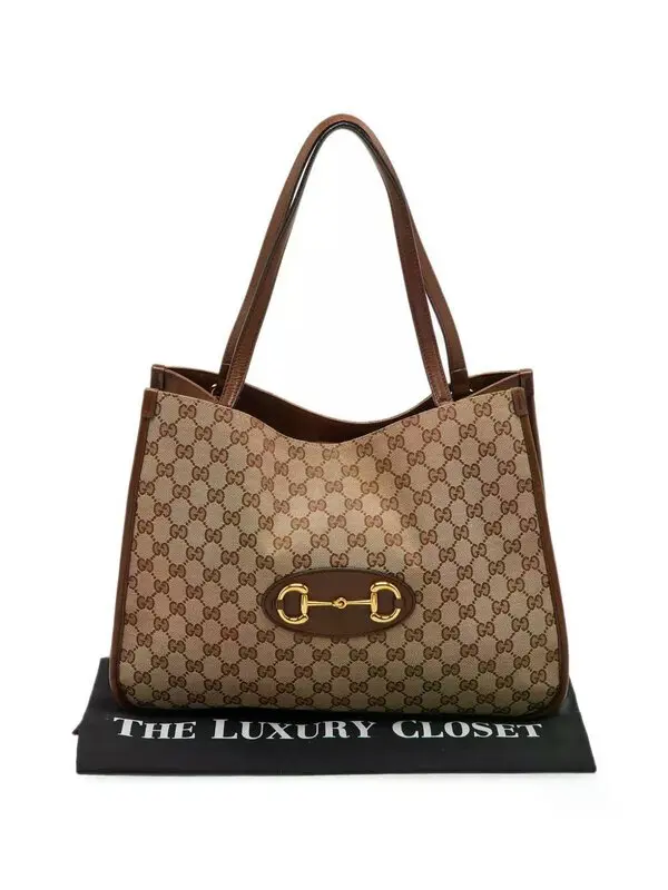 Gucci Horsebit 1955 Gg Canvas Tote Bag