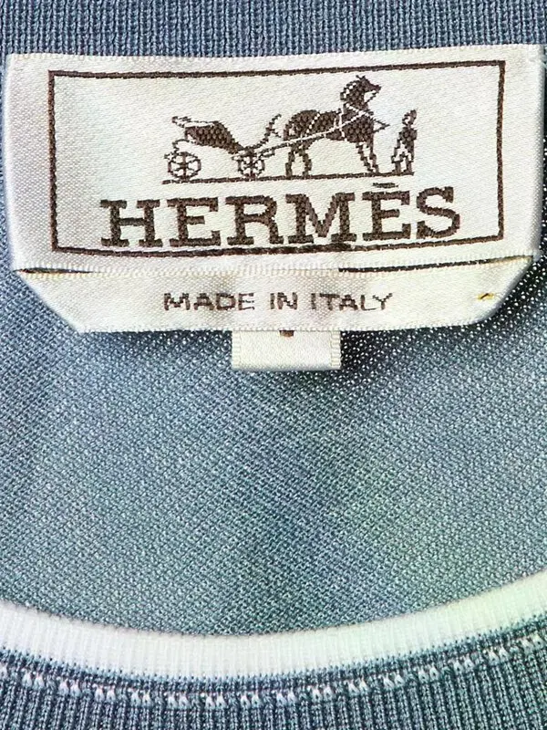 Hermès Pique-knit Chest-pocket T-shirt