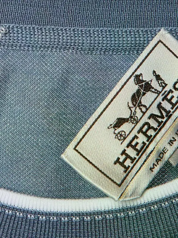 Hermès Pique-knit Chest-pocket T-shirt