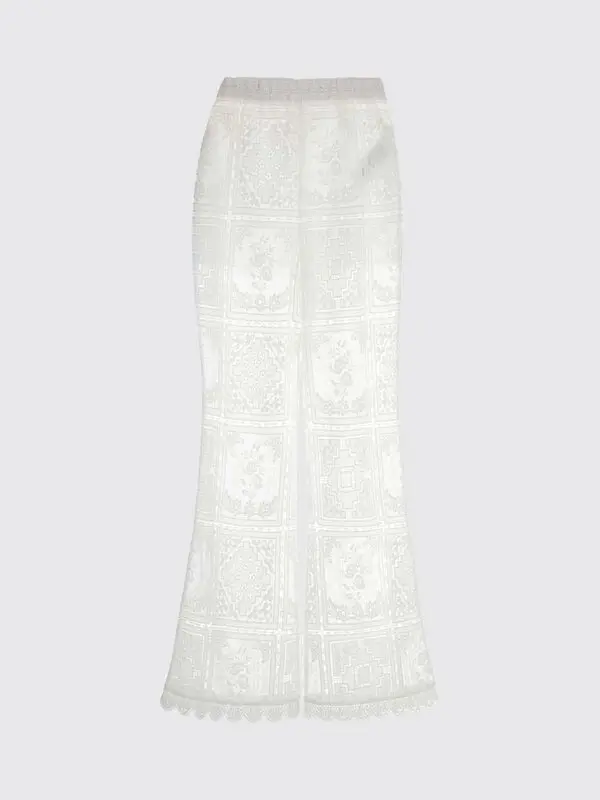 Zimmermann Embroidered Lace Trousers