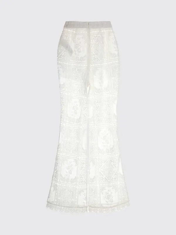 Zimmermann Embroidered Lace Trousers