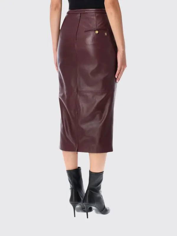 Alberta Ferretti Leather Pencil Skirt