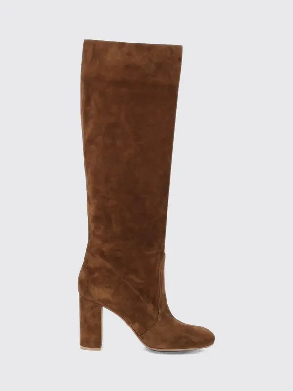 GIANVITO ROSSI Glen Knee-high Suede Boots - Brown