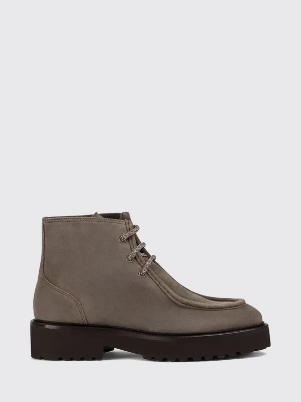 DOUCAL'S Suede Lace-up Boots