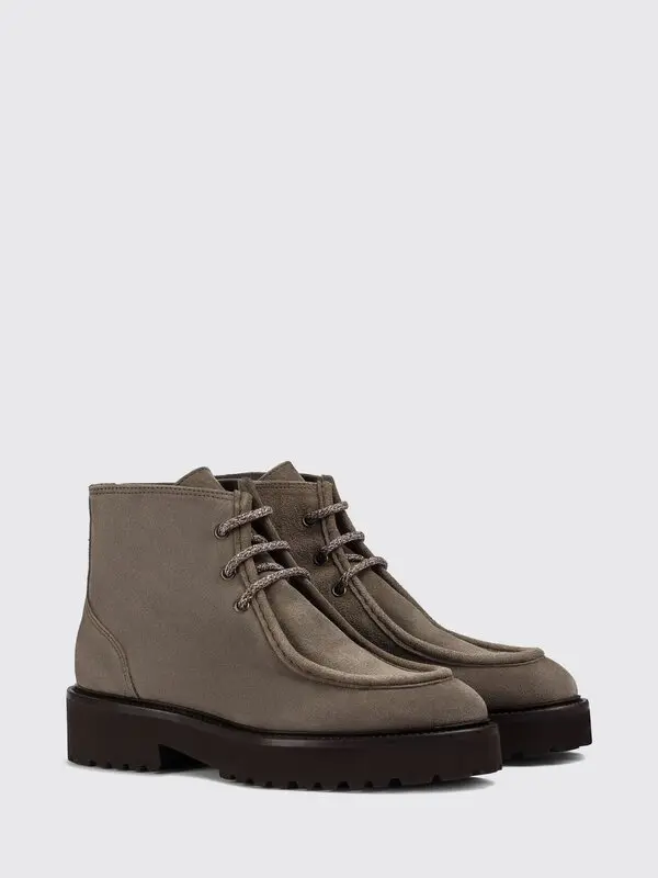 DOUCAL'S Suede Lace-up Boots