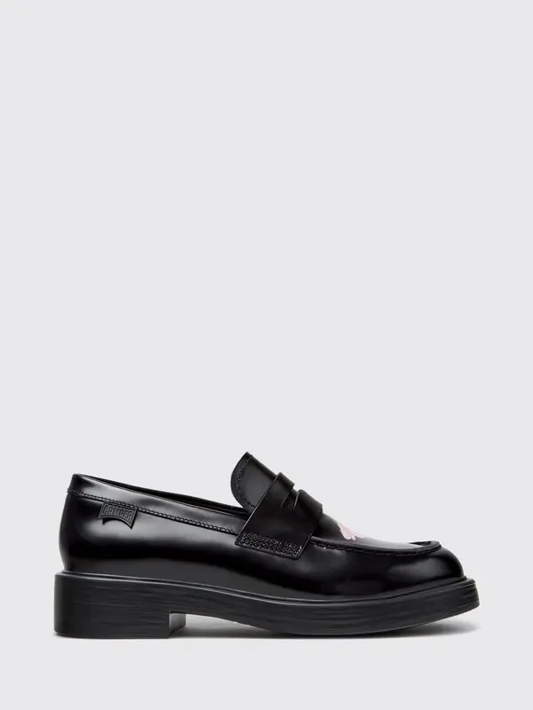 Camper Loafers With Floral Embellishment