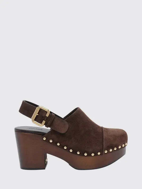 Chloé Studded Heeled Clogs