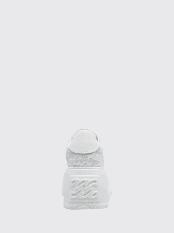 Casadei Lace Trainers - Silver
