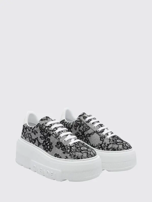 Casadei Nexus Rigel Platform Sneakers - Silver