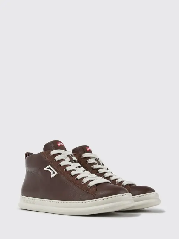 Camper Runner High-top Smooth Leather Sneakers With Xl Extralight® Sole