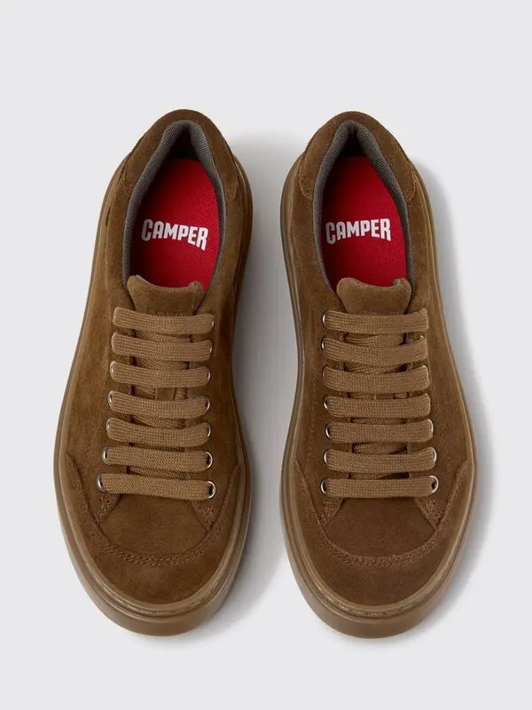Camper Suede Lace-up Shoes - Brown