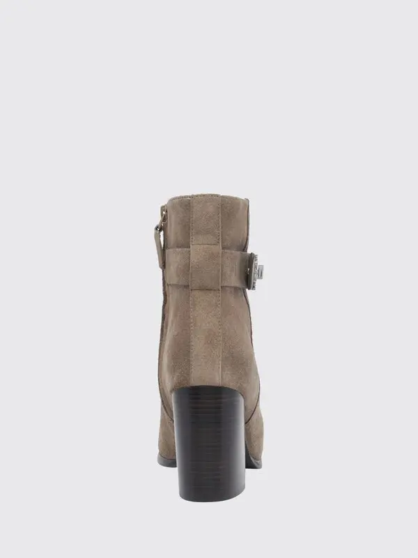 Tory Burch Suede Ankle Boots With Buckle Detail