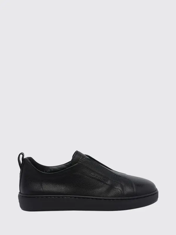 Santoni Slip-on Trainers - Black