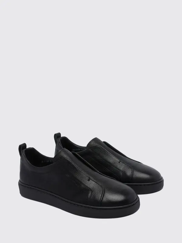 Santoni Slip-on Trainers - Black