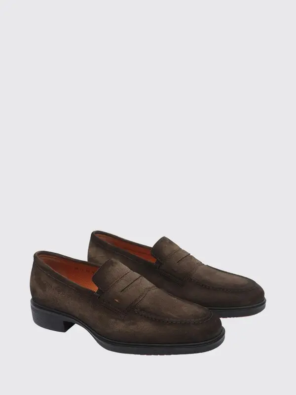 Santoni Suede Loafers