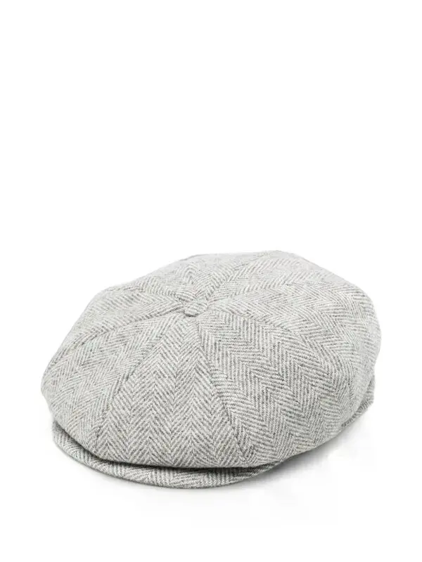 GRAN SASSO Wool Beret - Grey