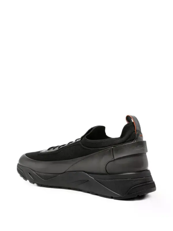 Santoni Panelled Low-top Sneakers
