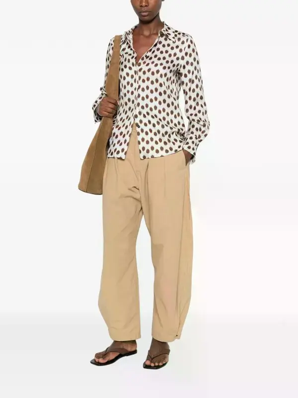 I BLUES Abstract-print Long-sleeve Shirt