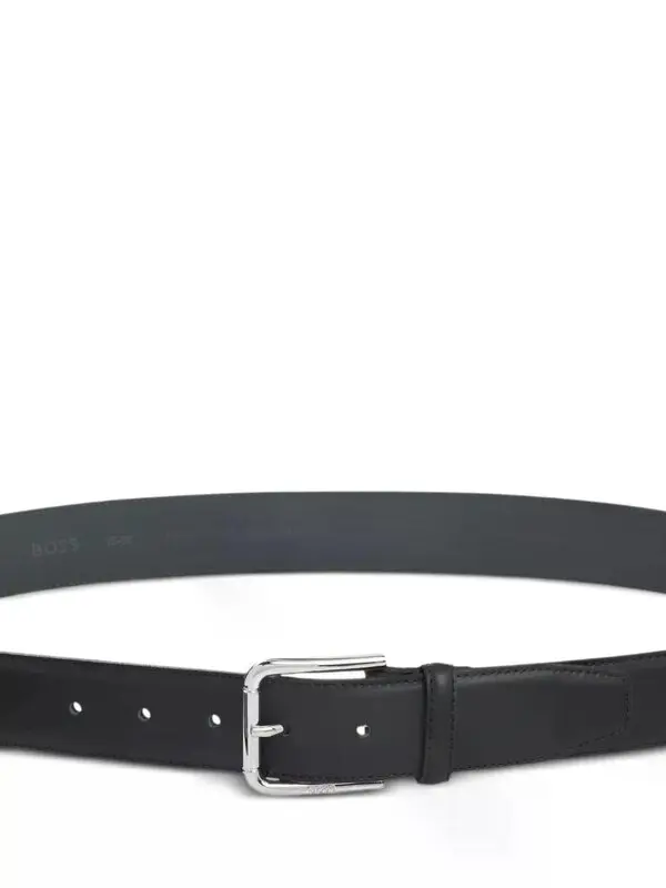 BOSS Leather Buckled Belt