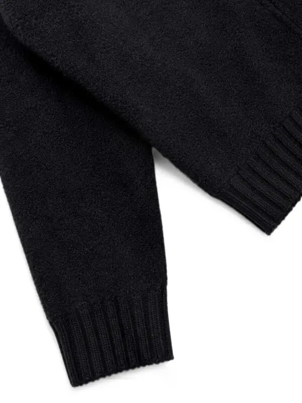 LANEUS Knit Zip-up Cardigan