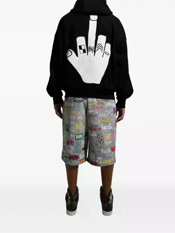 HACULLA. Logo-print Drawstring Shorts