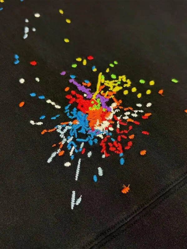 MOSTLY HEARD RARELY SEEN Embroidered Deconstructed T-shirt