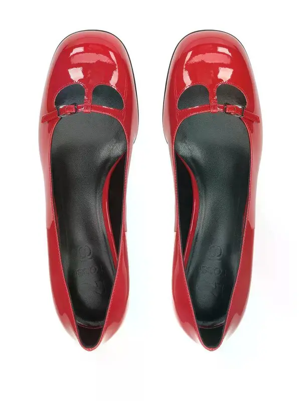SERGIO ROSSI Calf Leather Patent Pumps