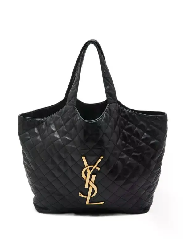 Saint Laurent Icare Quilted Tote Bag