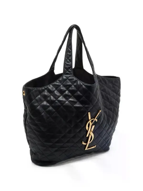 Saint Laurent Icare Quilted Tote Bag