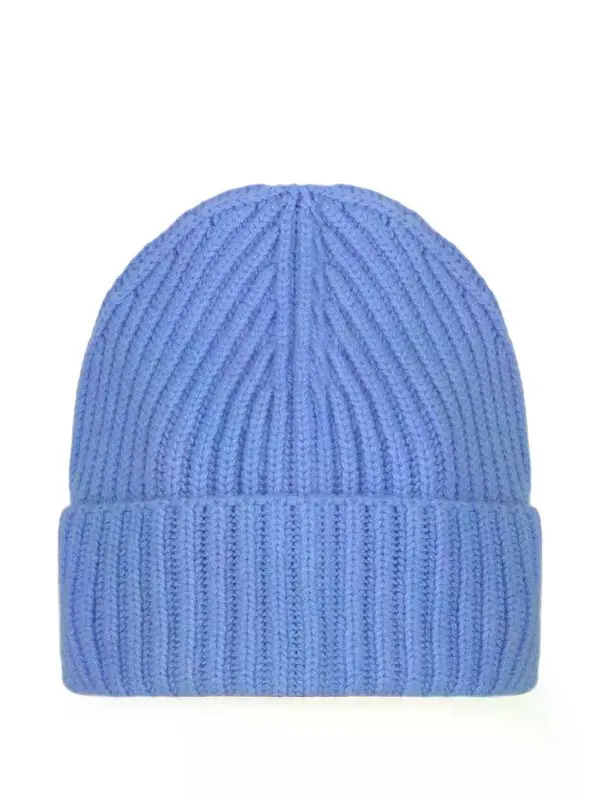 MOORER Ribbed-knit Beanie Hat
