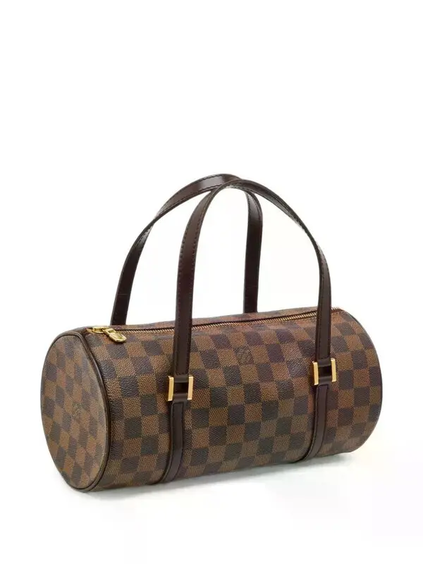 LOUIS VUITTON 2004 Papillon 26 Damier Ebene Tote Bag