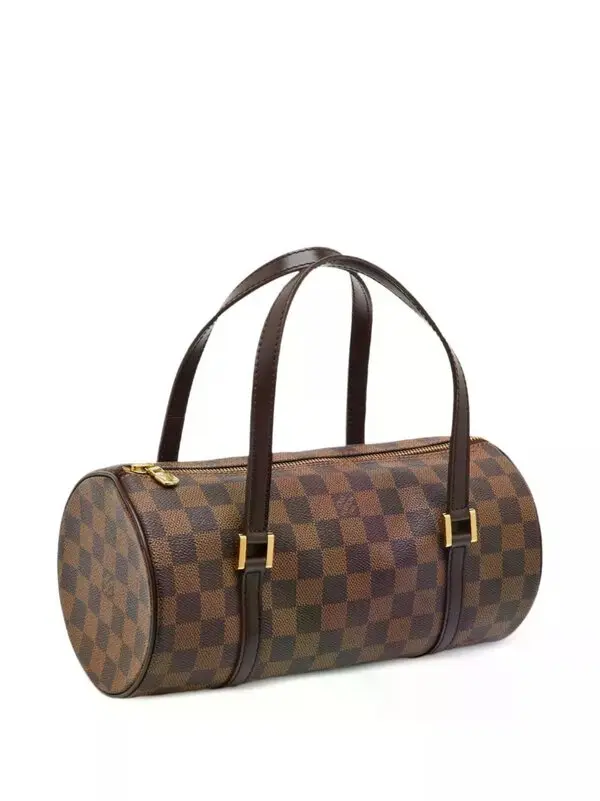 LOUIS VUITTON Papillon 26 Damier Ebene Tote Bag - Brown