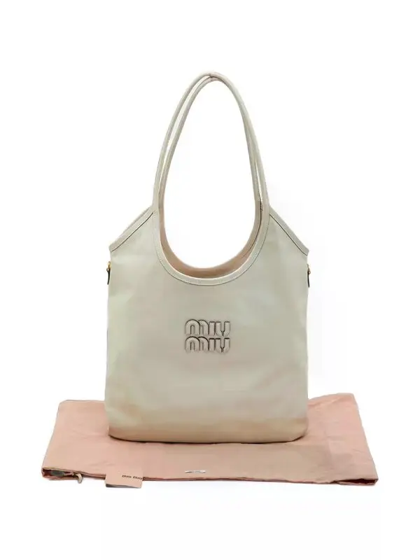 Miu Miu Ivy Leather Tote Bag
