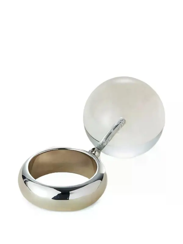 Jenny Bird Lyra Ring With Sphere Detail - Silver