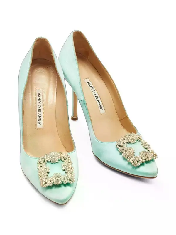 Manolo Blahnik Hangisi Heeled Pumps