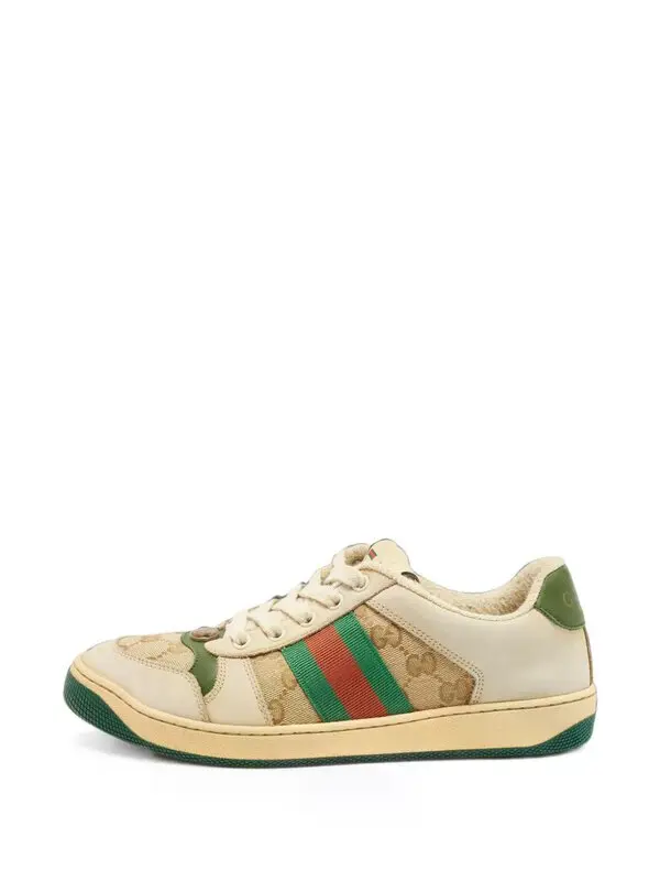 Gucci Screener Gg Canvas Sneakers - Neutrals