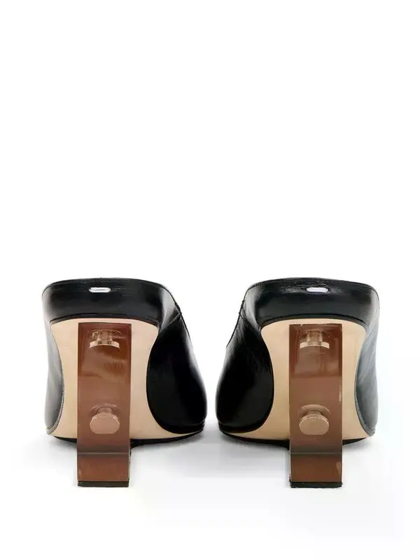 MAISON MARGIELA Plexi Wedge Mules - Black