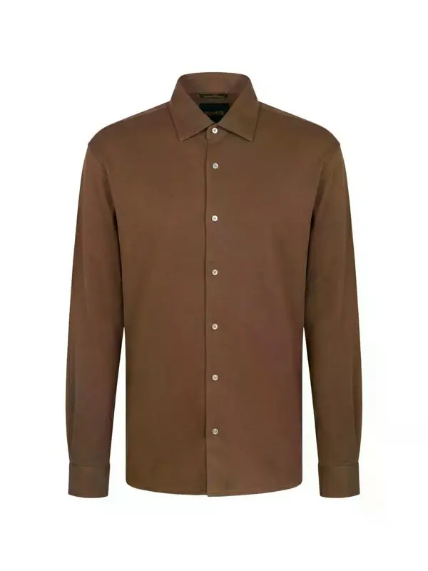 MOORER Montalcino Button-up Long-sleeved Shirt