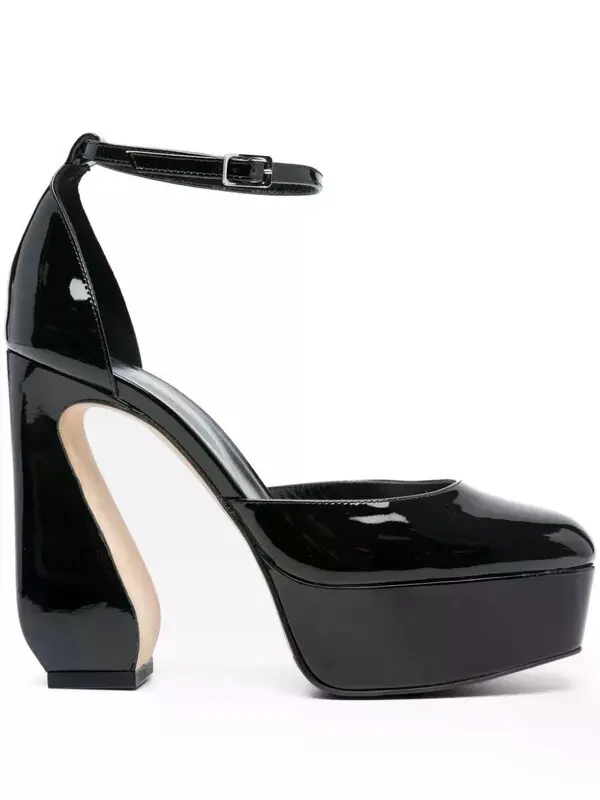 SERGIO ROSSI Calf Leather Glossy Pumps
