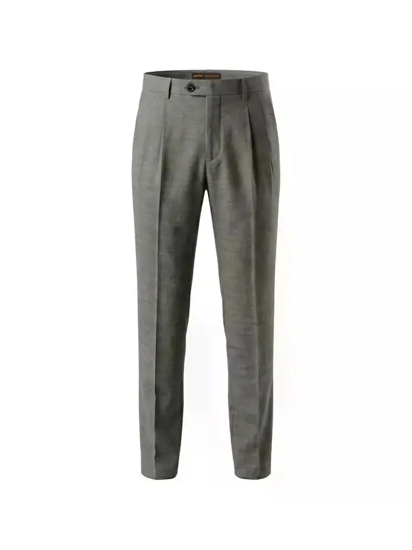 MOORER Pleated Wool Trousers