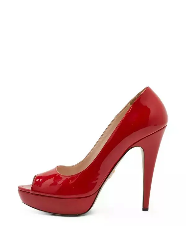 Prada Platform Peep-toe Pumps