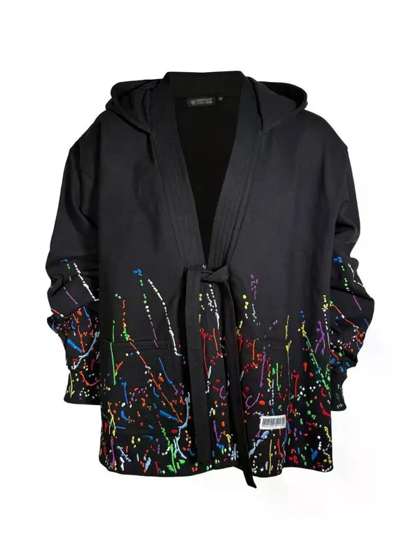 MOSTLY HEARD RARELY SEEN Paint-embroidered Kimono Hoodie