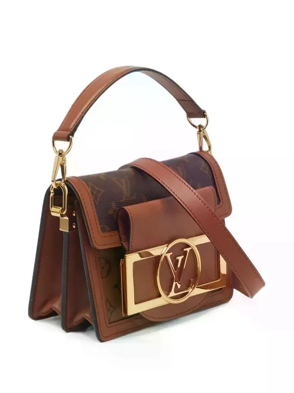 LOUIS VUITTON Xl Dauphine Monogram Reverse Shoulder Bag