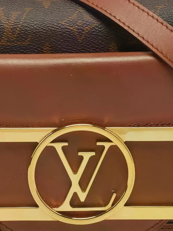 LOUIS VUITTON Xl Dauphine Monogram Reverse Shoulder Bag
