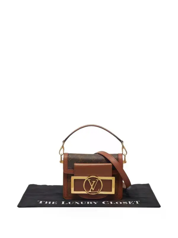 LOUIS VUITTON Xl Dauphine Monogram Reverse Shoulder Bag