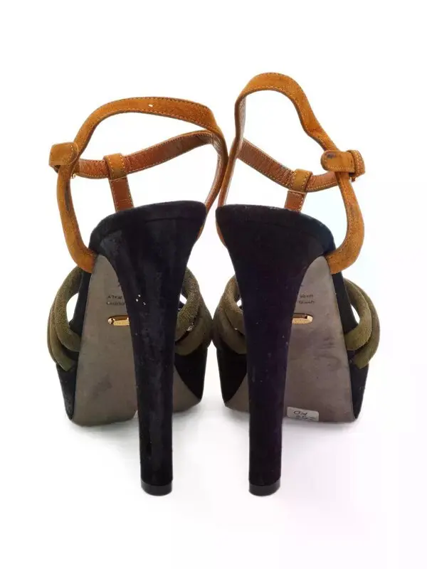 SERGIO ROSSI T-strap Platform Sandals