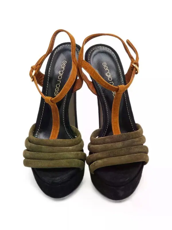 SERGIO ROSSI T-strap Platform Sandals