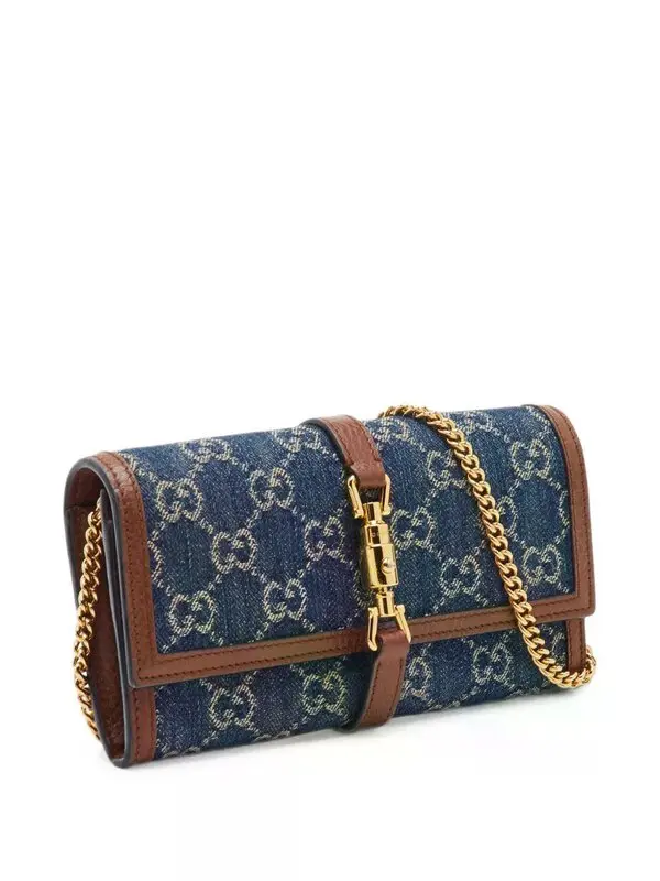 Gucci Jackie 1961 Gg Denim Cross Body Bag